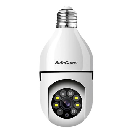 Camera de supraveghere SafeCams 5MP Full HD, Poate fi folosita ca bec ...