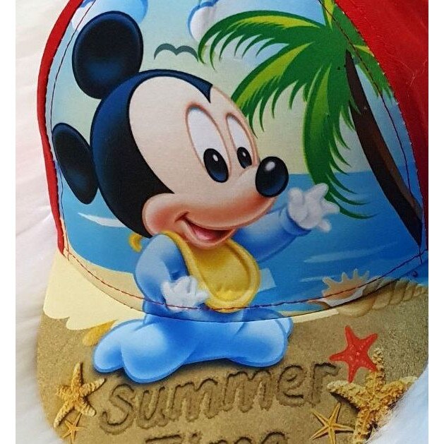 Sapca rosie de soare Mickey 50cm - eMAG.ro