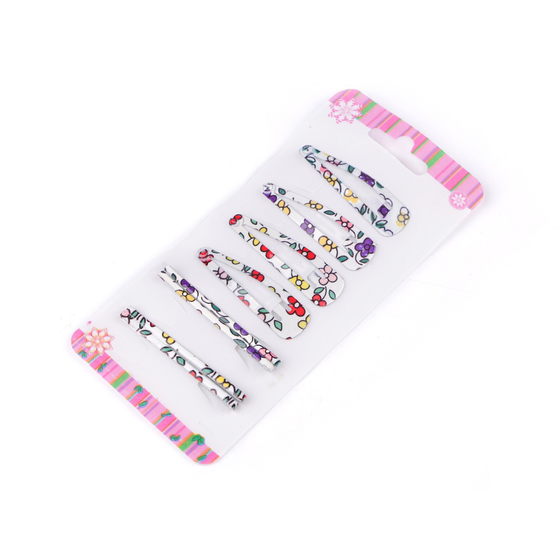 Set 8 agrafe pentru par cu motiv floral 47 mm Alb - eMAG.ro