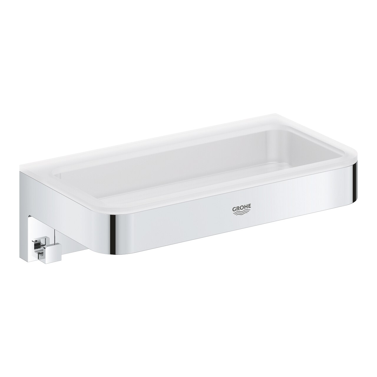 Raft baie Grohe Start Cube 41107000, 200 mm, montare pe perete, fixare ...