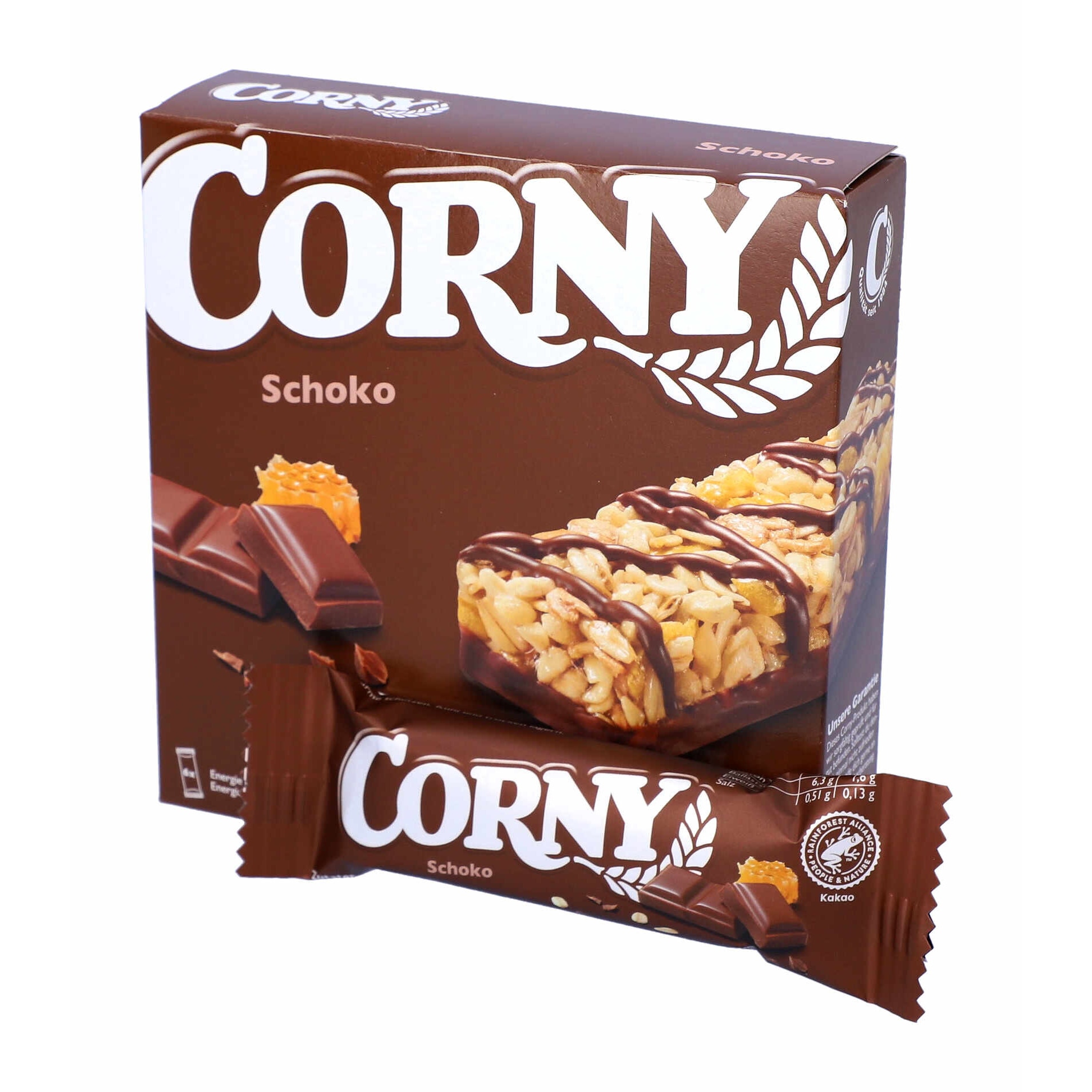 Baton cu ciocolata, Corny, 6 buc, 150 g - eMAG.ro