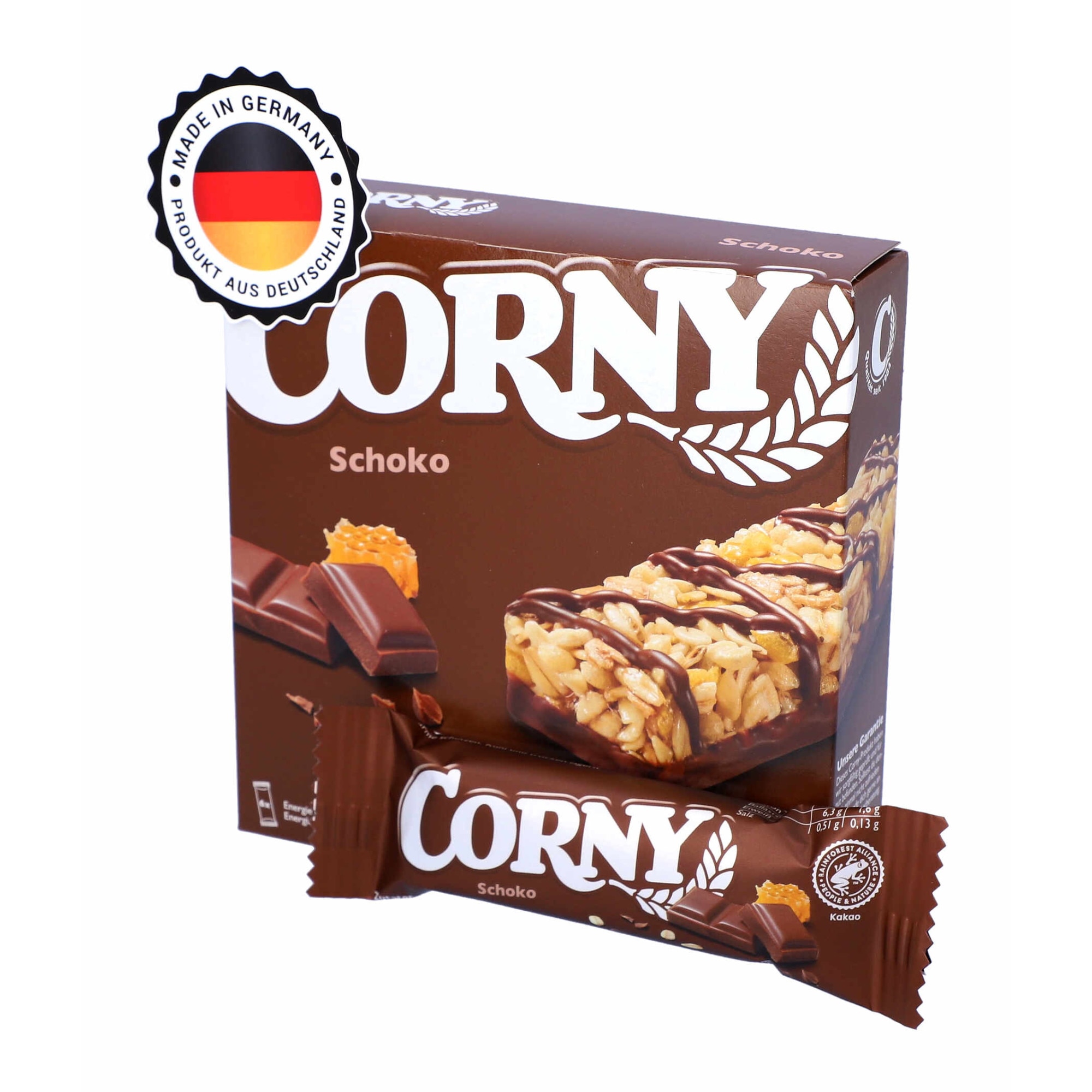 Baton cu ciocolata, Corny, 6 buc, 150 g - eMAG.ro