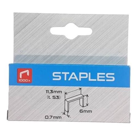 Set 1000 capse, Otel, 6 mm, Argintiu - eMAG.ro