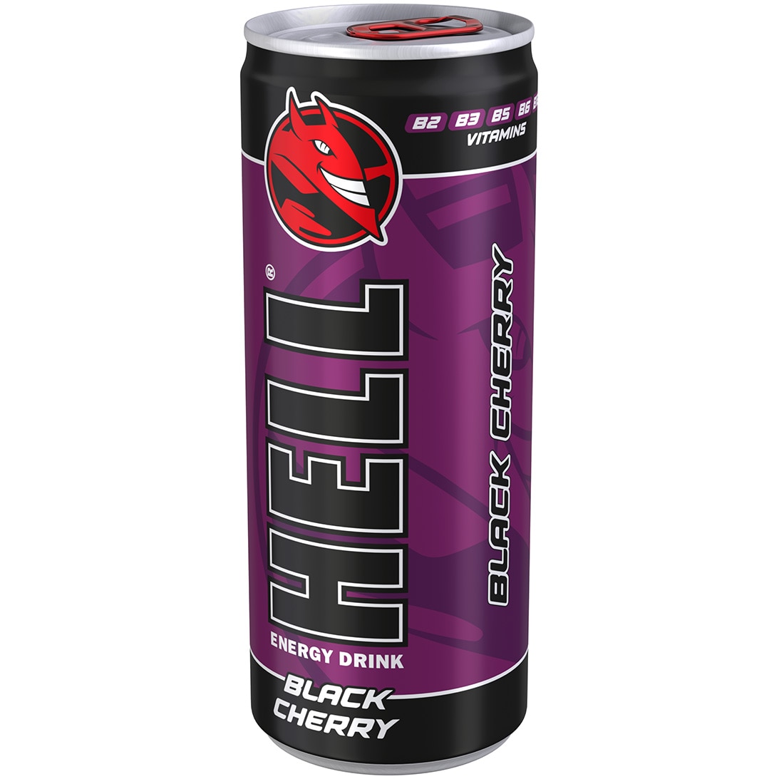 Bautura energizanta Hell Energy Drink Black Cherry, doza, 24 x 250 ml ...