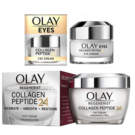 Set Olay Collagen Peptide 24H, Crema de zi 50ml si Crema contur ochi ...