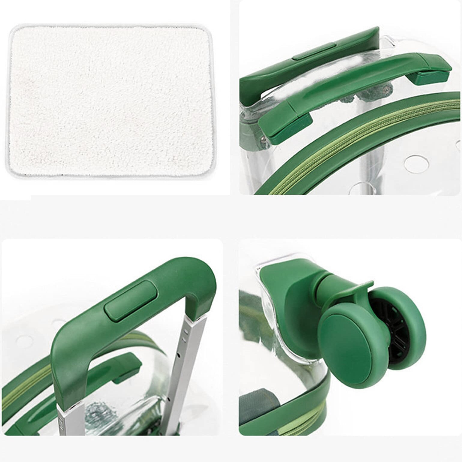 Geanta pentru transport animale de companie tip troller, roti pivotante ...