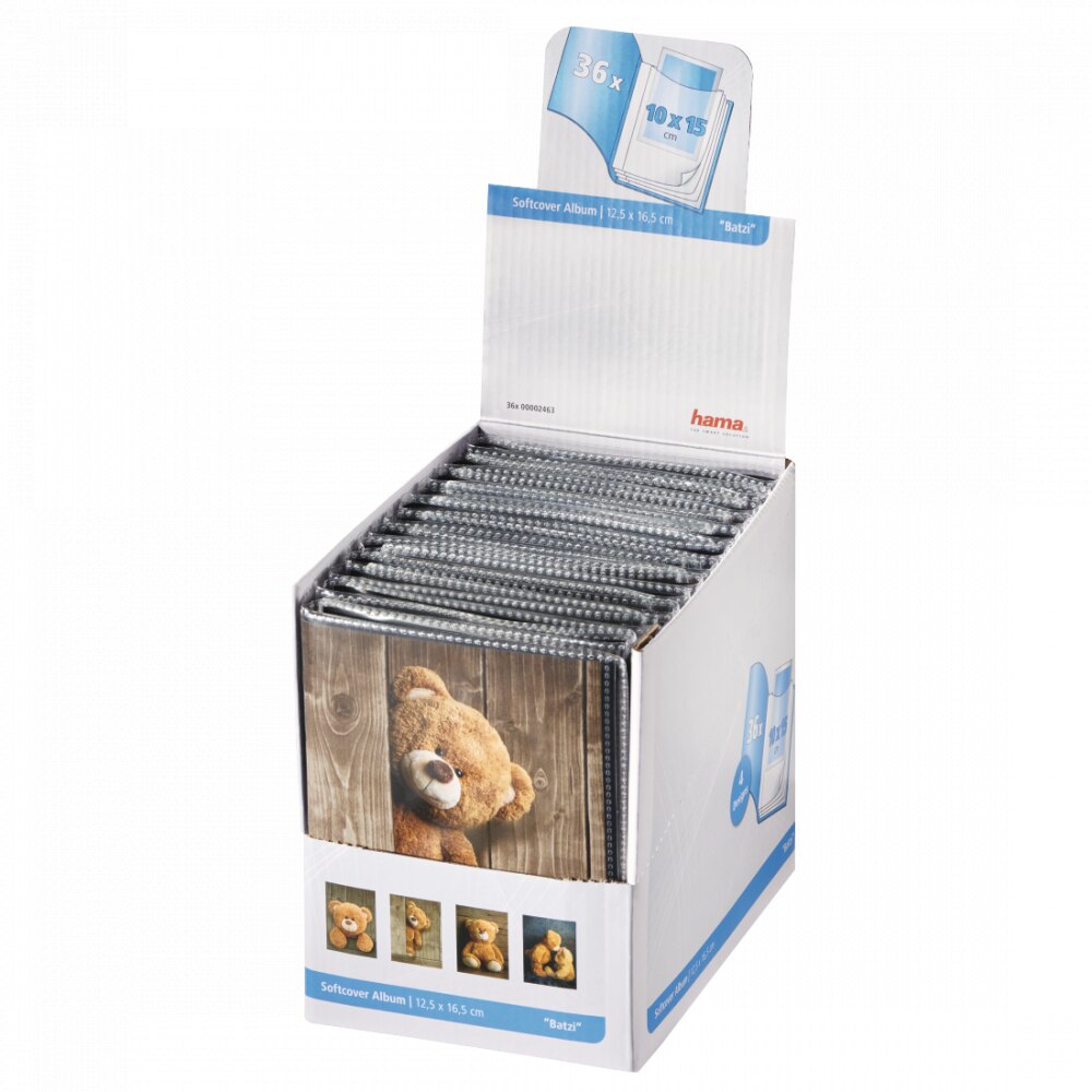Албум с меки корици Hama "Batzi", За 36 снимки, 10х15 см, Асорти, 1 бр ...