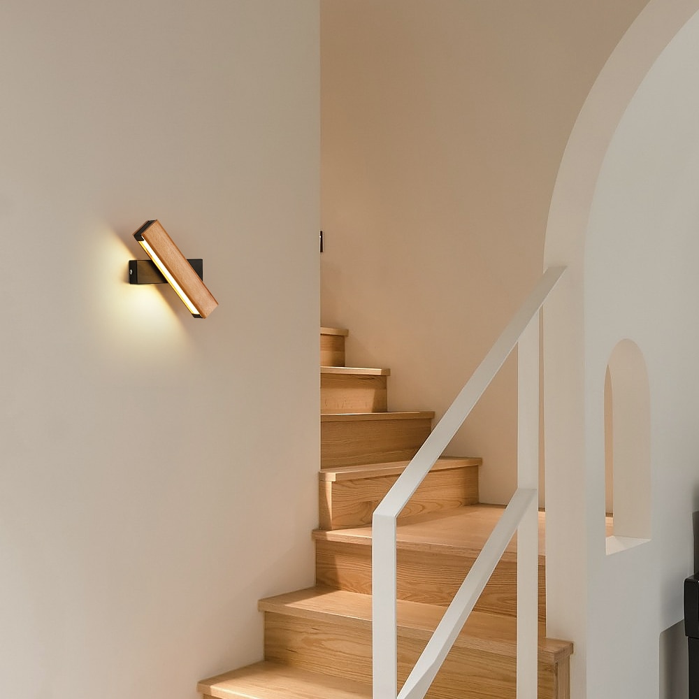 Lampa De Perete Cu Led, Toolight, Lemn, Dreptunghi, 21 * 4.5 cm, 4w ...