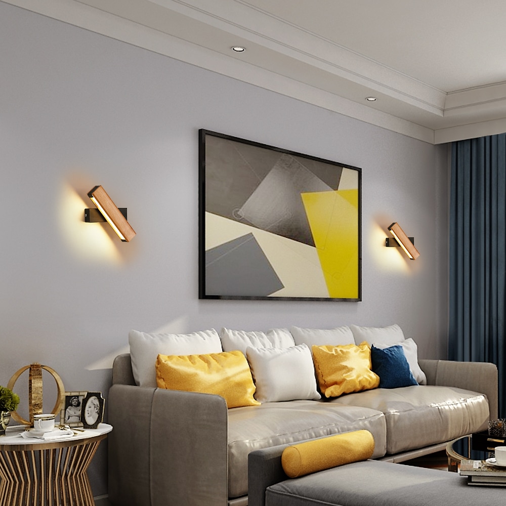 Lampa De Perete Cu Led, Toolight, Lemn, Dreptunghi, 21 * 4.5 cm, 4w ...