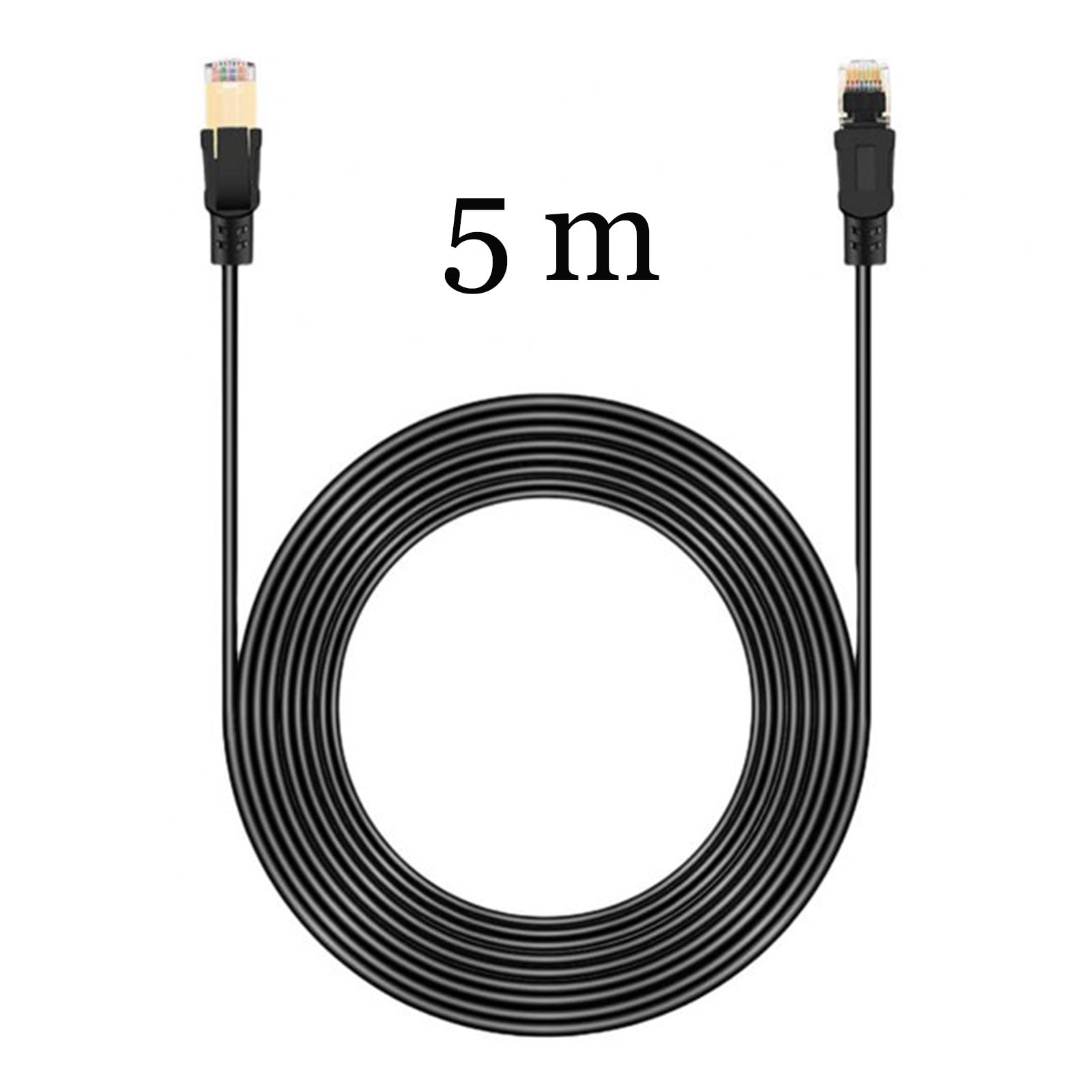 Интернет LAN кабел, Darklove, CAT 8, UTP Ethernet, RJ45 конектор ...