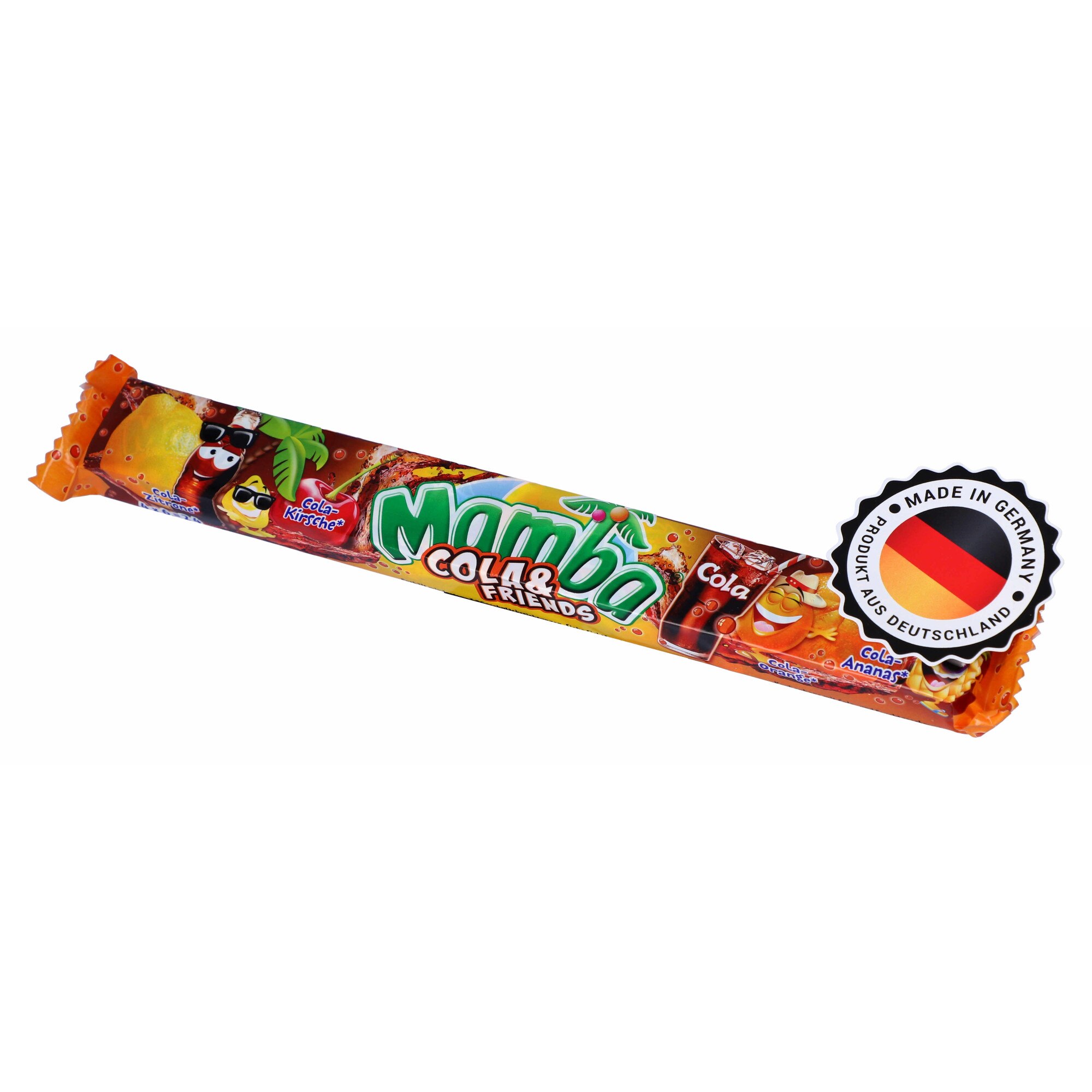 Guma de mestecat Cola&Friends, Mamba, 4 arome, 106 g - eMAG.ro
