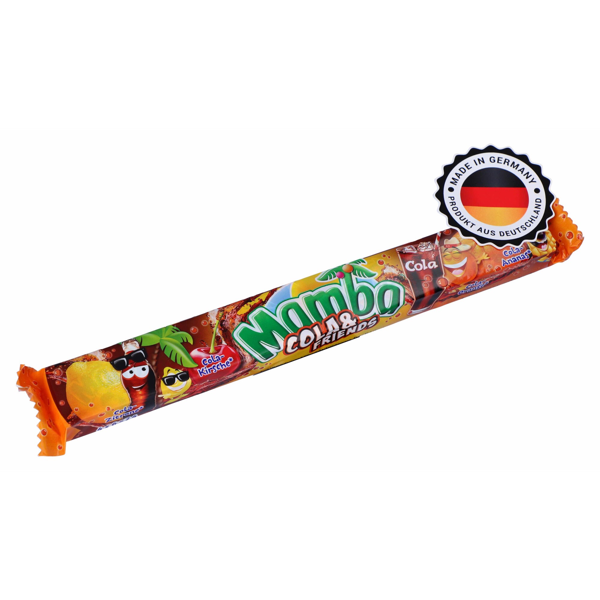 Guma de mestecat Cola&Friends, Mamba, 4 arome, 106 g - eMAG.ro