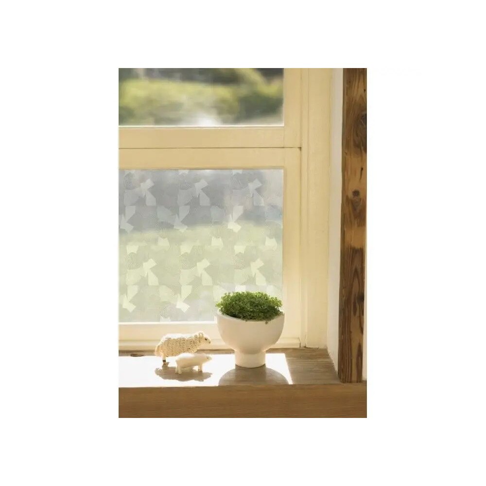 Folie PVC autoadeziva transparenta pentru geam 21-2115 45cm x 2m - eMAG.ro