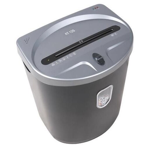 Distrugator de documente, AT, 435 x 380 x 275 mm, Gri - eMAG.ro