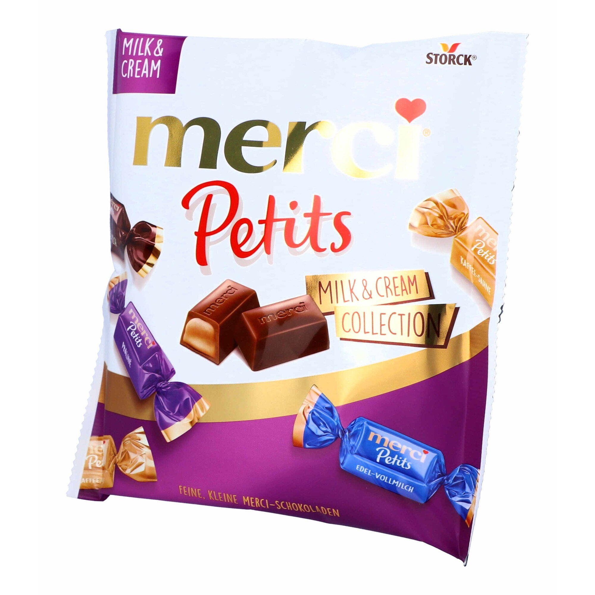 Bomboane de ciocolata cu lapte Petits, Merci, 125 g - eMAG.ro