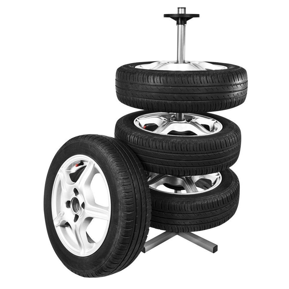 Suport 4 roti Drive, Road Star, Plastic/Inox, Argintiu/Negru - eMAG.ro