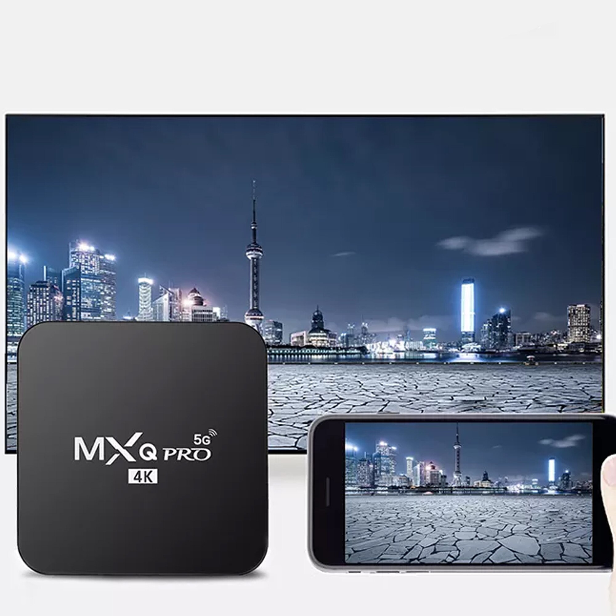 Mini PC Android 7.1 Media Player, TV Box MXQ PRO UltraHD 4K Quad-Core ...