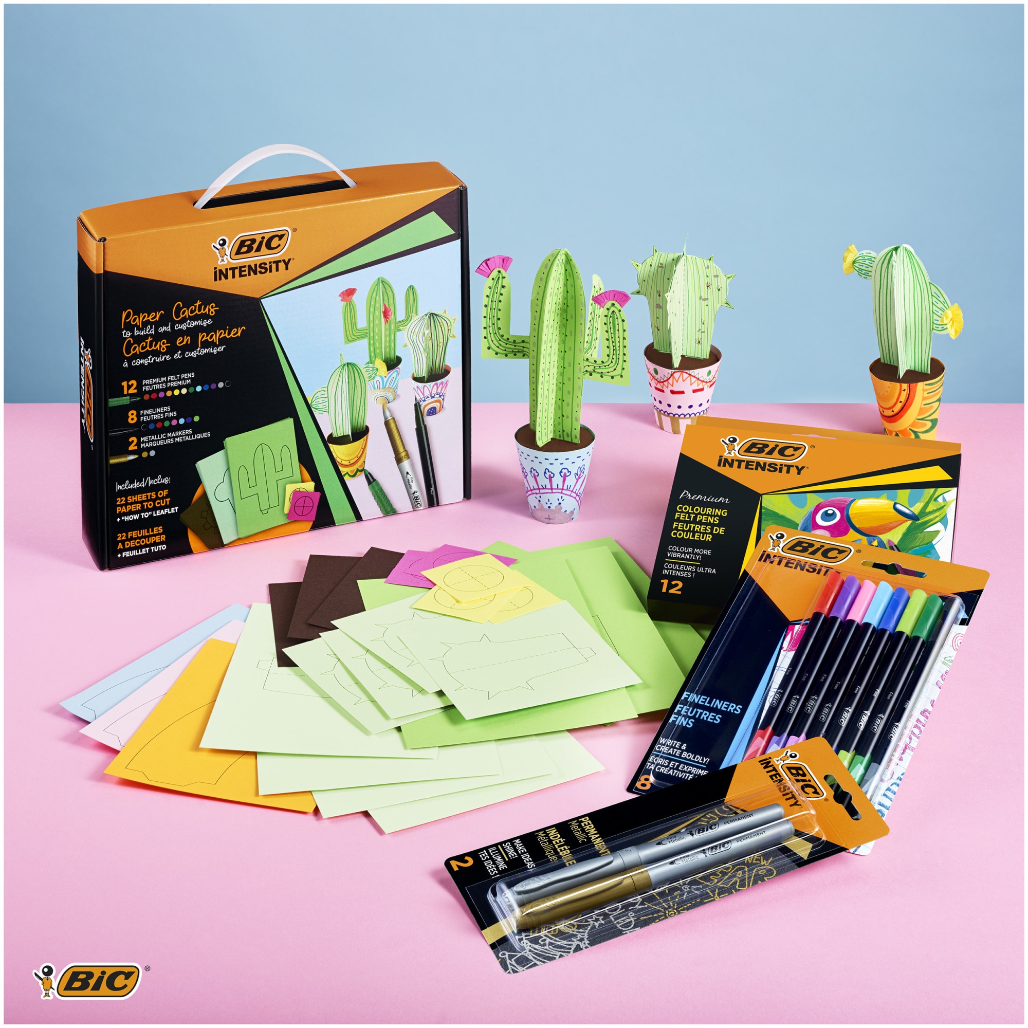Set BIC Intensity Paper Cactus - eMAG.ro