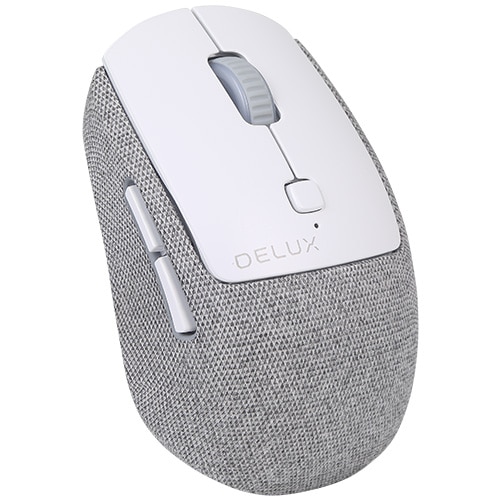 Mouse bluetooth/wireless Delux M520DB-PRO-WHm alb - eMAG.ro