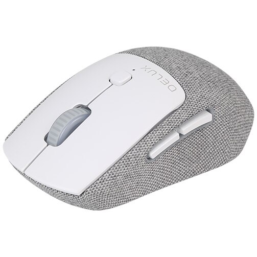 Mouse bluetooth/wireless Delux M520DB-PRO-WHm alb - eMAG.ro