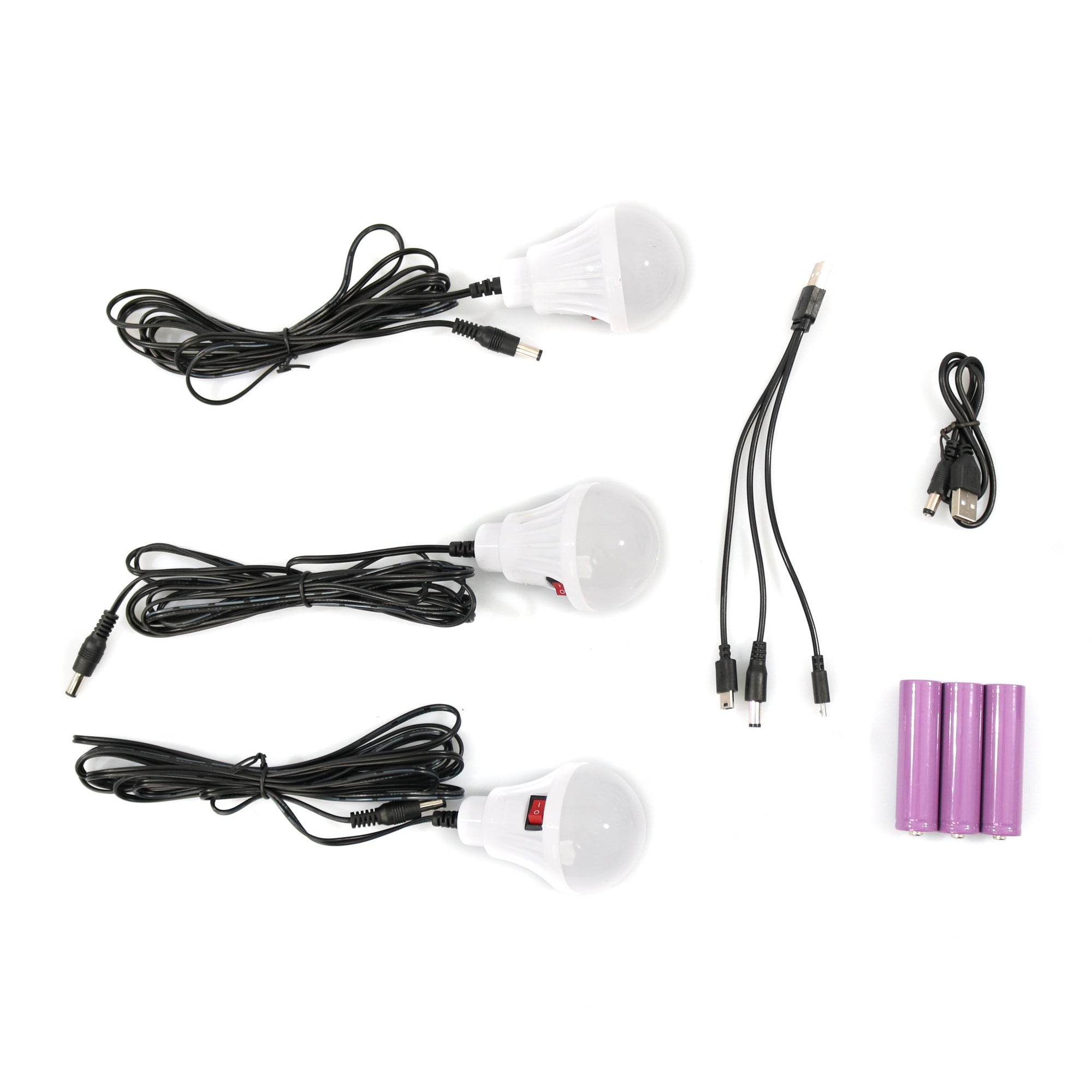 GDPLUS napelemes világítási rendszer zseblámpával, 3 LED izzóval és rádióval/Bluetooth-szal, GD ...