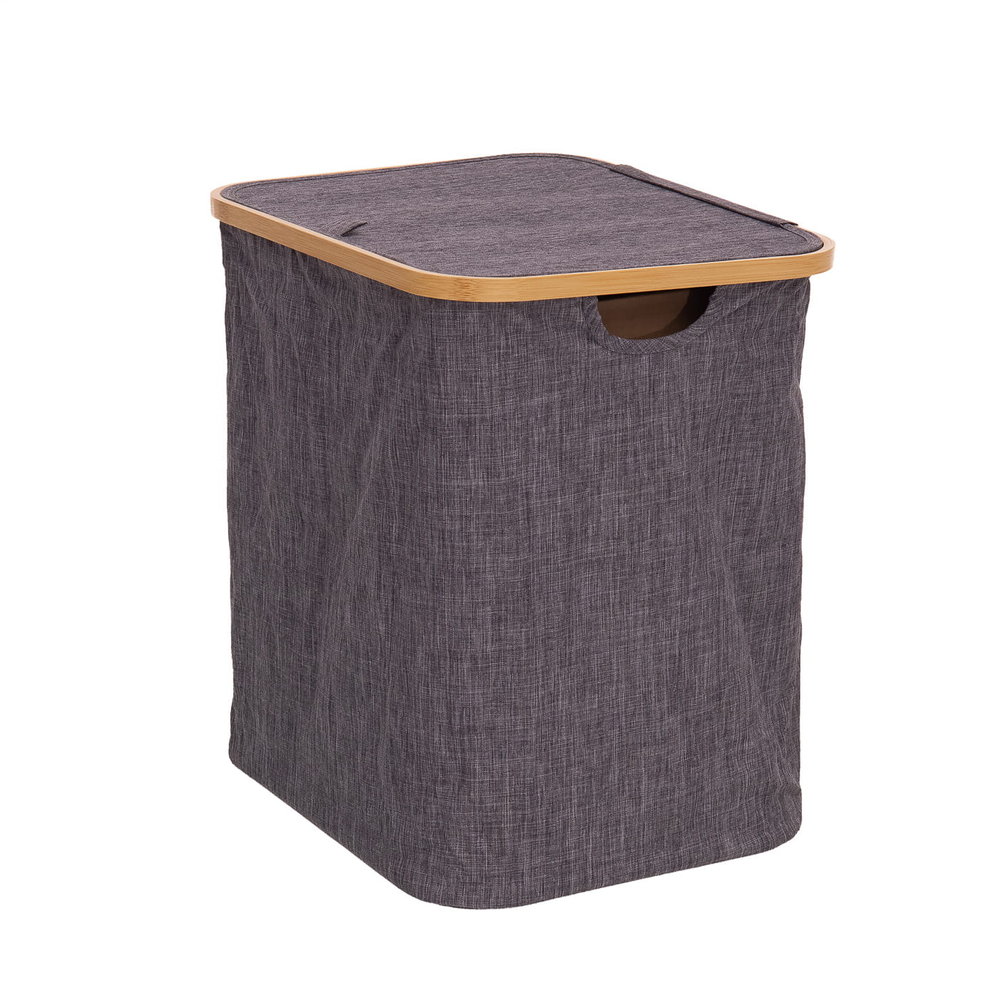 Cos de rufe, Easyform, Bambus/Bumbac, 60L, Gri - eMAG.ro