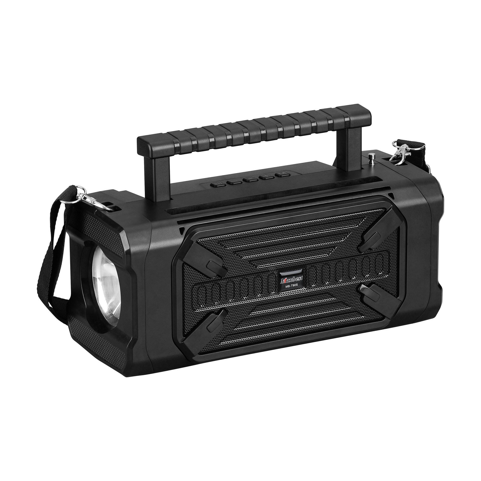 Boxa Portabila cu Radio Si Lanterna, Incarcare Solara, Bluetooth, Card ...