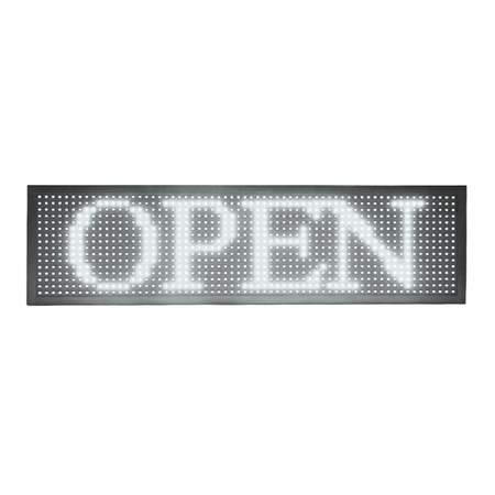 Reclama Luminoasa AT PERFORMANCE 200 x 40 cm, LED Alb, Vizualizare 120 ...