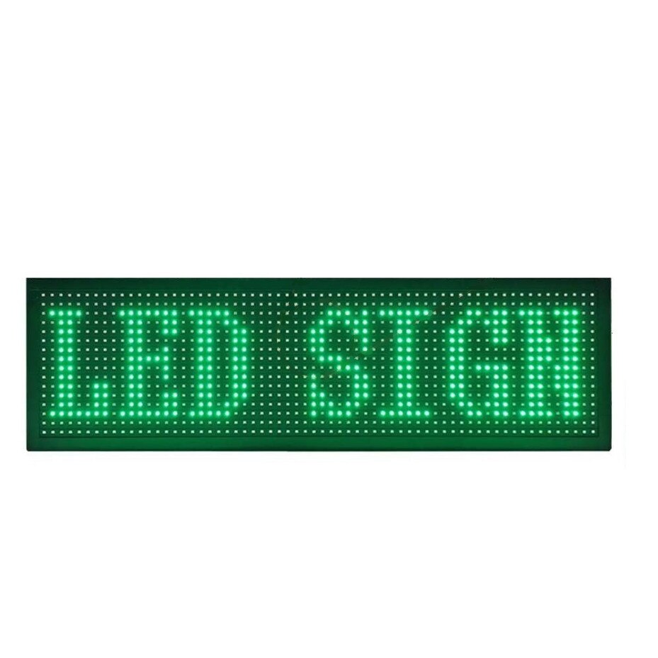 Reclama Luminoasa AT PERFORMANCE 200 x 40 cm, LED Verde, Cod QR ...