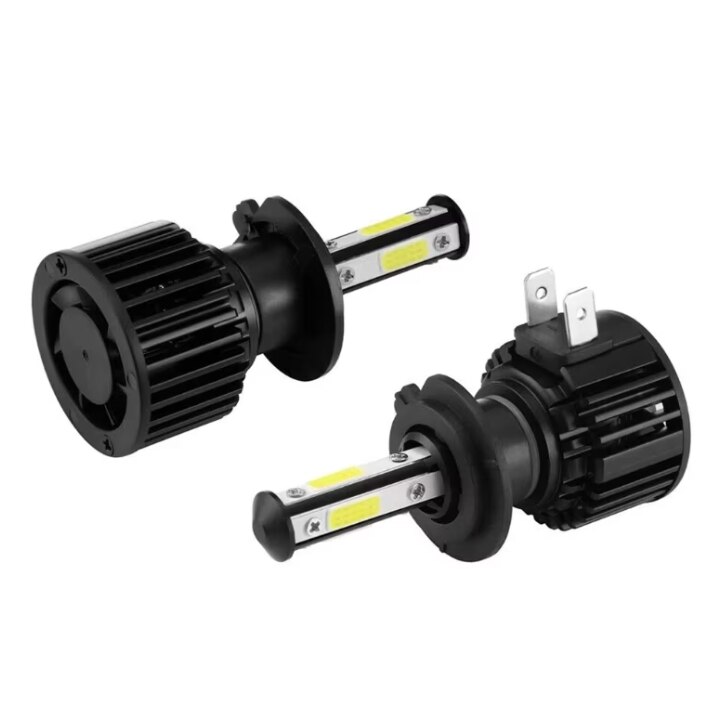 Set 2 leduri H1 360 grade 4 fete luminoase alb 6000k - eMAG.ro