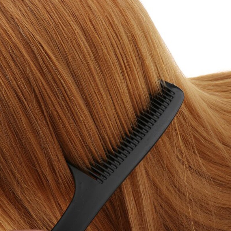 Set 5 Perii de Par, Pieptan si Oglinda cu Suport Depozitare, ABS, Negru ...