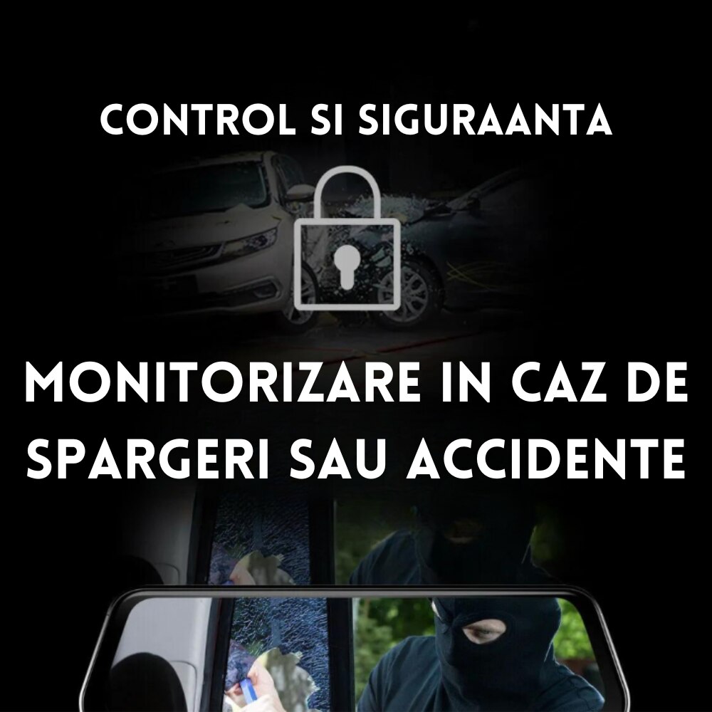 Camera Video Auto Tip Oglinda Retrovizoare full HD 1296 P, Ecran tactil ...