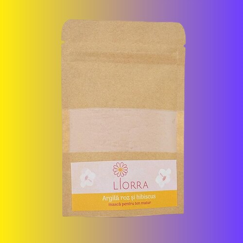 Masca pentru ten matur Argila roz si hibiscus, 50g - eMAG.ro