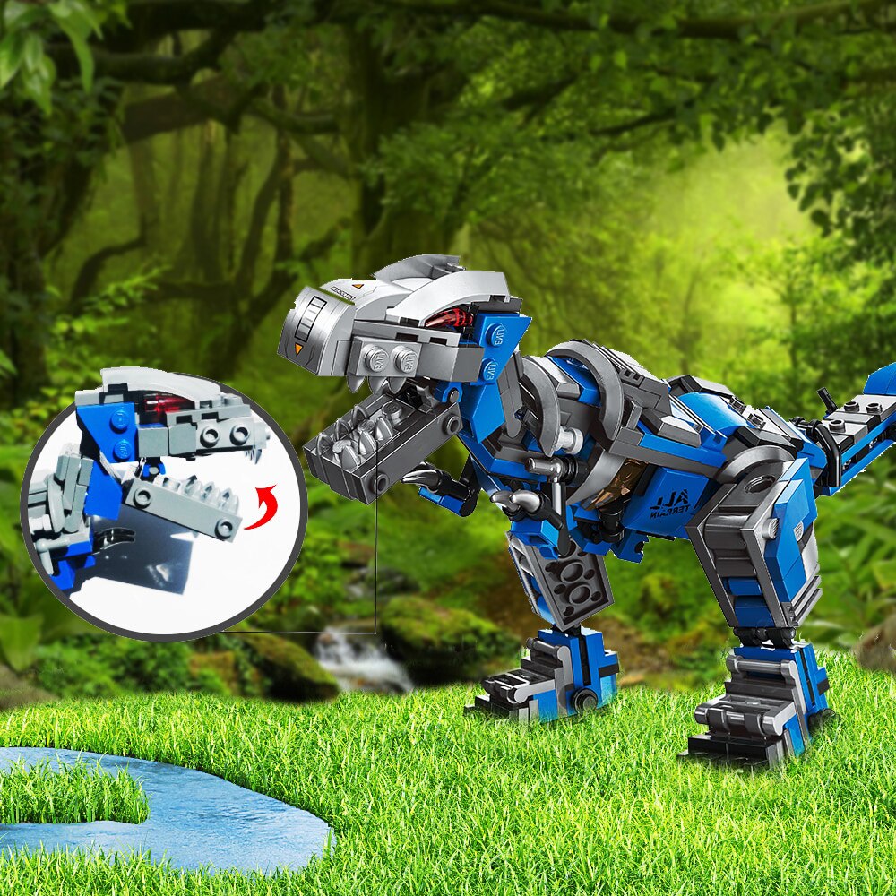 Kit constructie QMAN T-Rex, Plastic, 375 piese - eMAG.ro