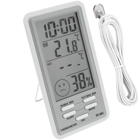 Statie Meteo, Higrometru, Ceas, indicator Confort, Suport Inclus ...