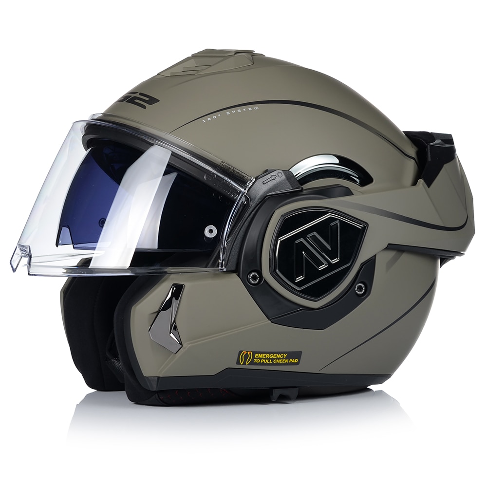 Casca moto, LS2, FF906 Advant, Verde, Protectie UV, ABS, L 59-60 cm ...