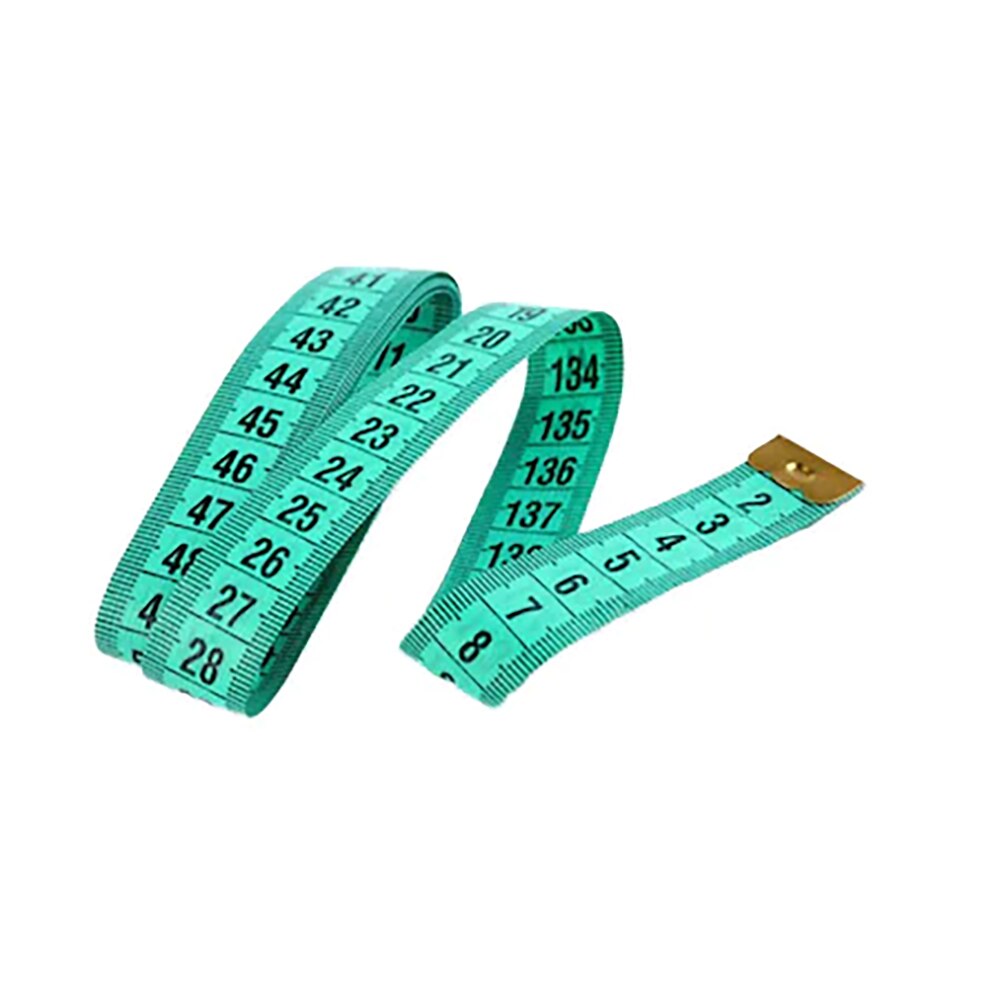 Centimetru croitorie clasic, ambele fete in centimetri, 150 cm, verde ...