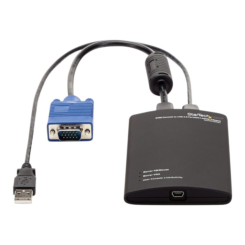 StarTech.com Crash Cart Adapter - 1920 x 1200 - Portable Laptop USB 2.0 ...