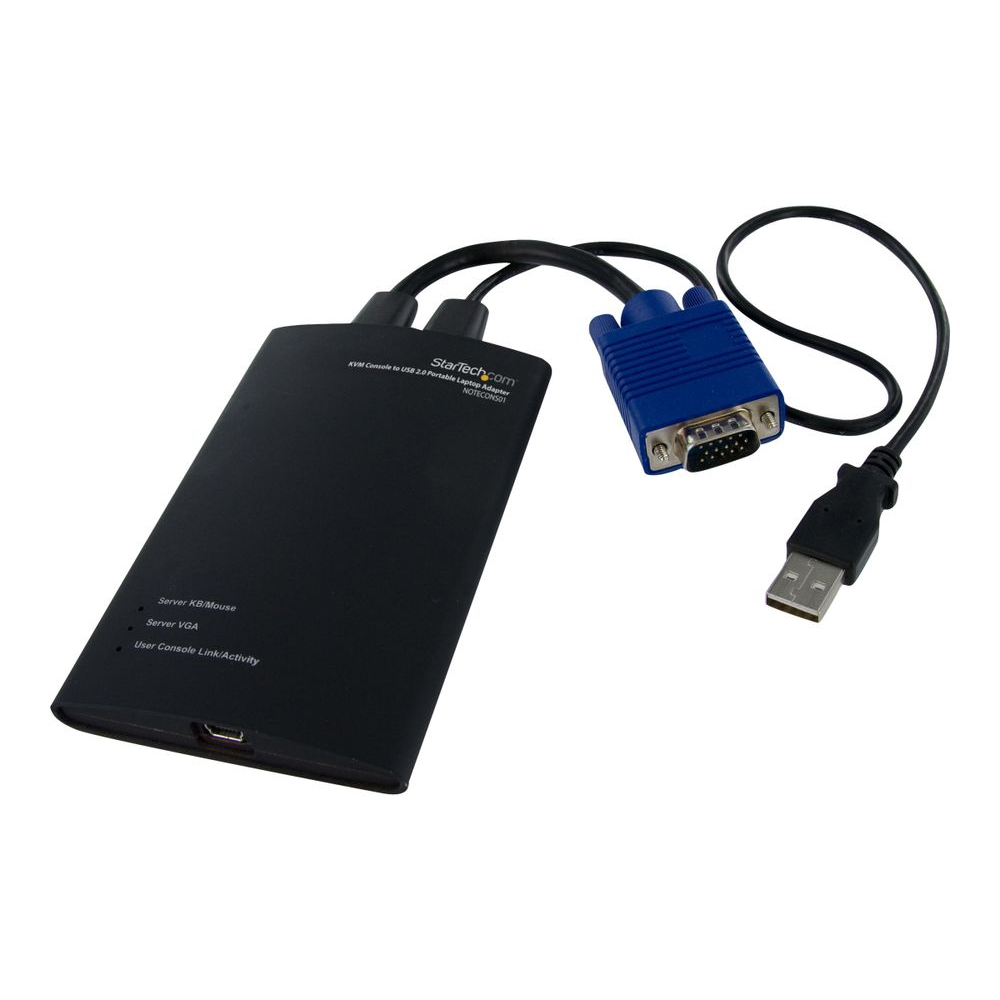 StarTech.com Crash Cart Adapter - 1920 x 1200 - Portable Laptop USB 2.0 ...