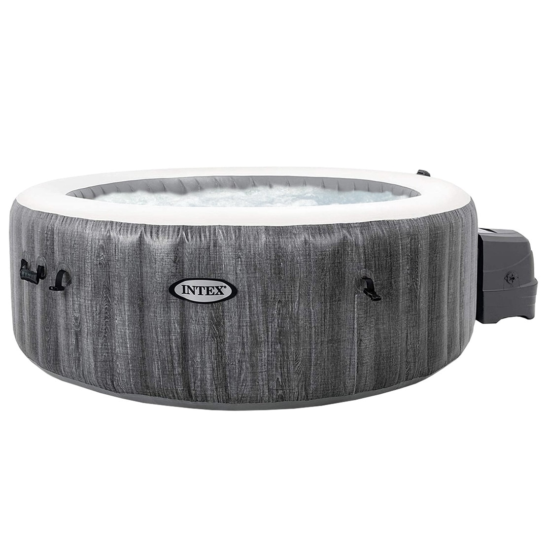 Jacuzzi pentru 4 persoane, Intex, Whirlpool PureSpa Bubble, Fiber Tech ...