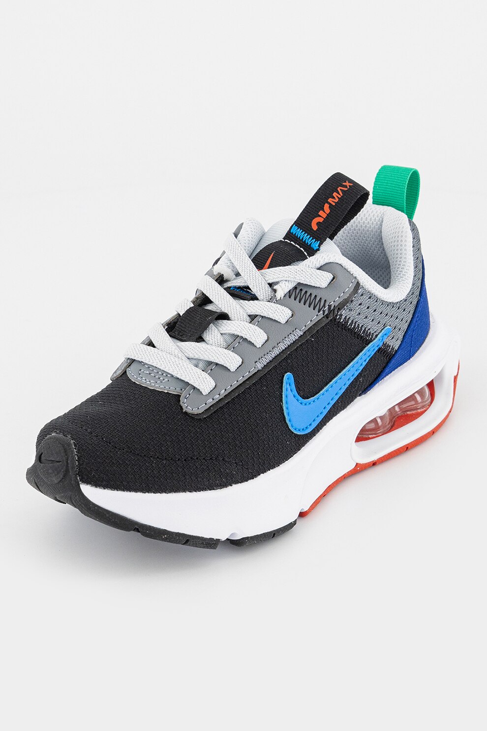 Nike, Спортни обувки Air Max INTRLK Lite с нисък профил, Черен, Син, 28 ...