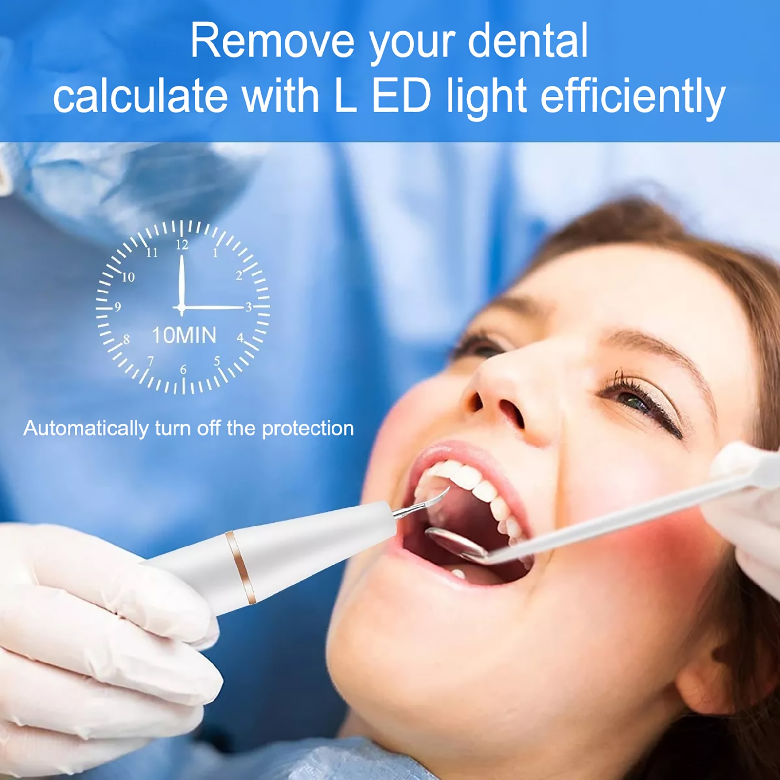 Устен иригатор CIICII C1512, Преносим, Автоматично LED осветление ...