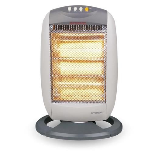 Incalzitor cu halogen, Hyundai, 1200 W, Alb - eMAG.ro