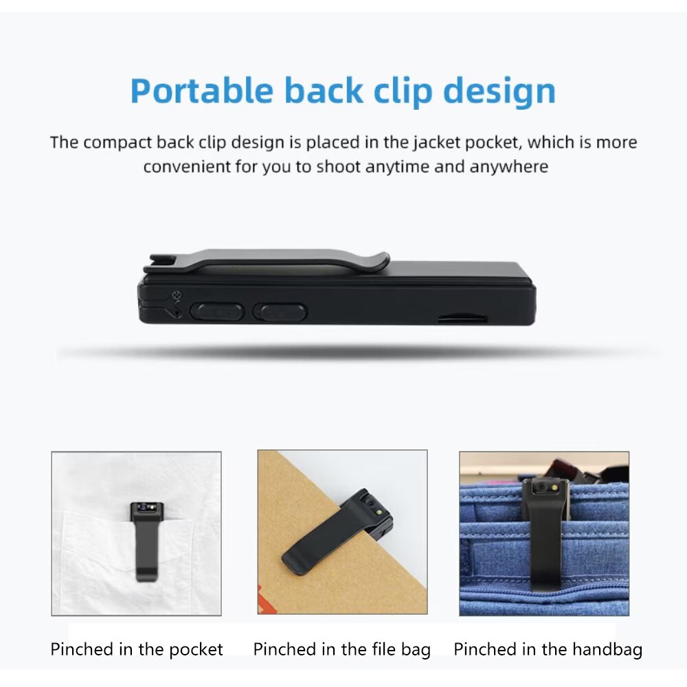 Mini camera video, Camera de securitate, Full HD, Night Vision, Audio ...