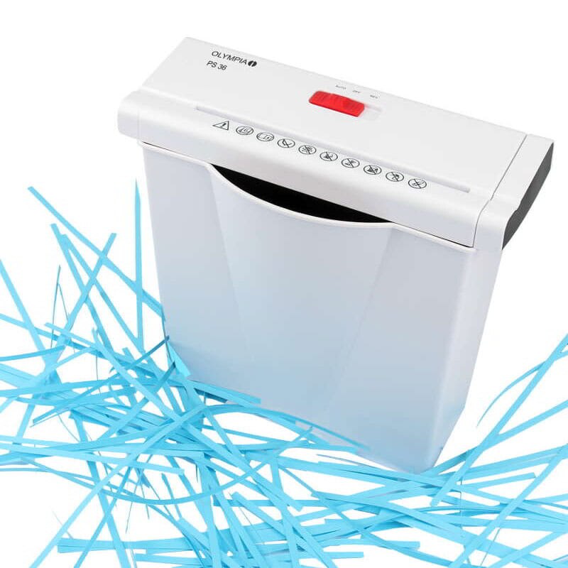 Distrugator documente Olympia, A4, 7l, 6 coli, Alb - eMAG.ro