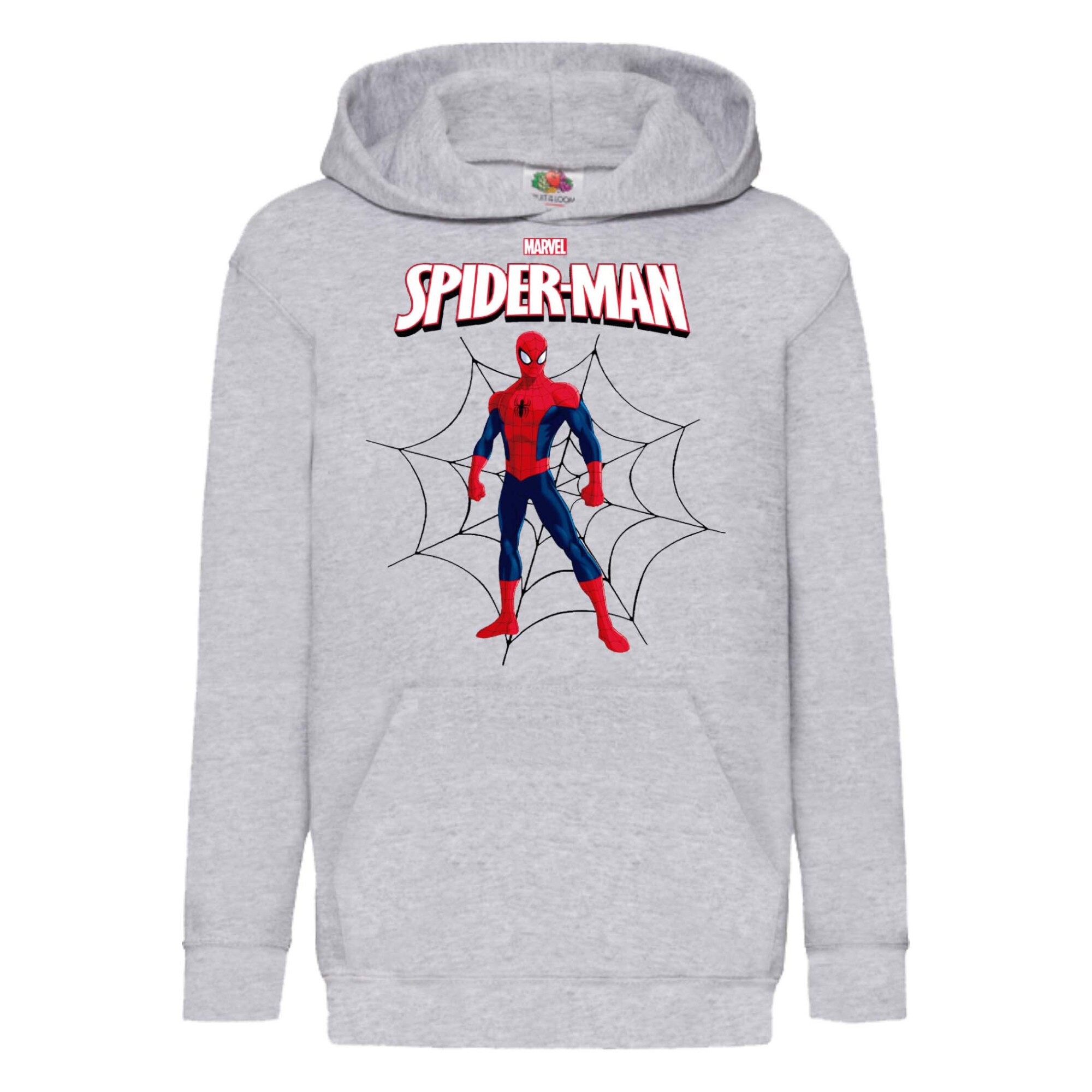 Hanorac copii Tralala Spider-man 14, Gri melange, 5-6 ani - eMAG.ro