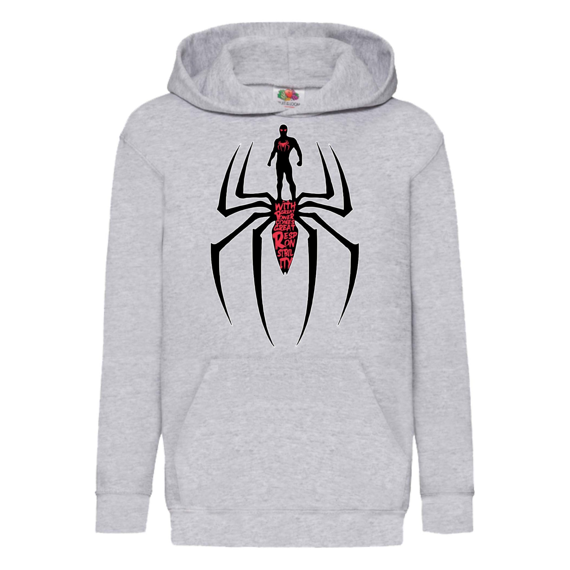 Детски суитшърт Tralala Човекът паяк Spider-man Spider-man 19, Сив, 12 ...