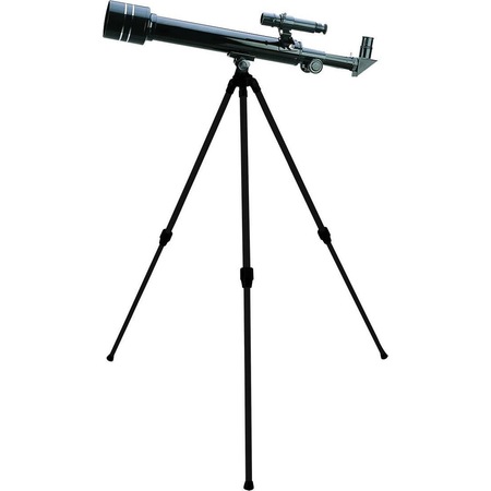 Telescop astronomic pentru copii Ixplo, Aluminiu, 125x50 mm, Negru ...