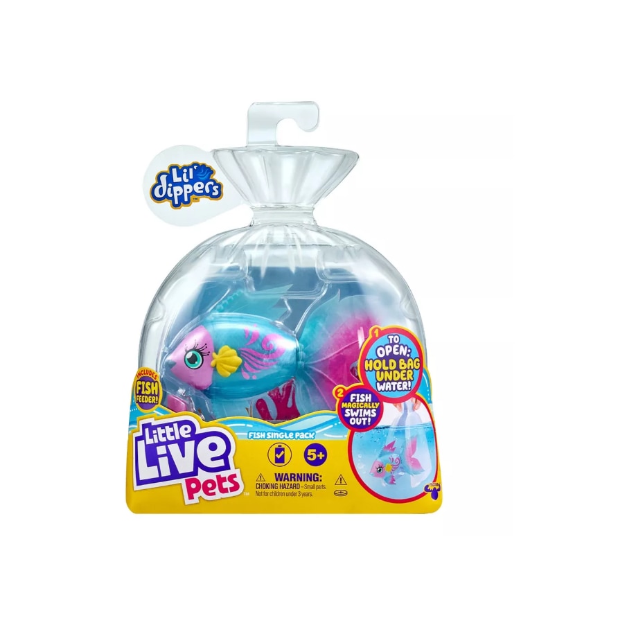 Интерактивна рибарка Little Live Pets, многоцветна, 10 см - eMAG.bg