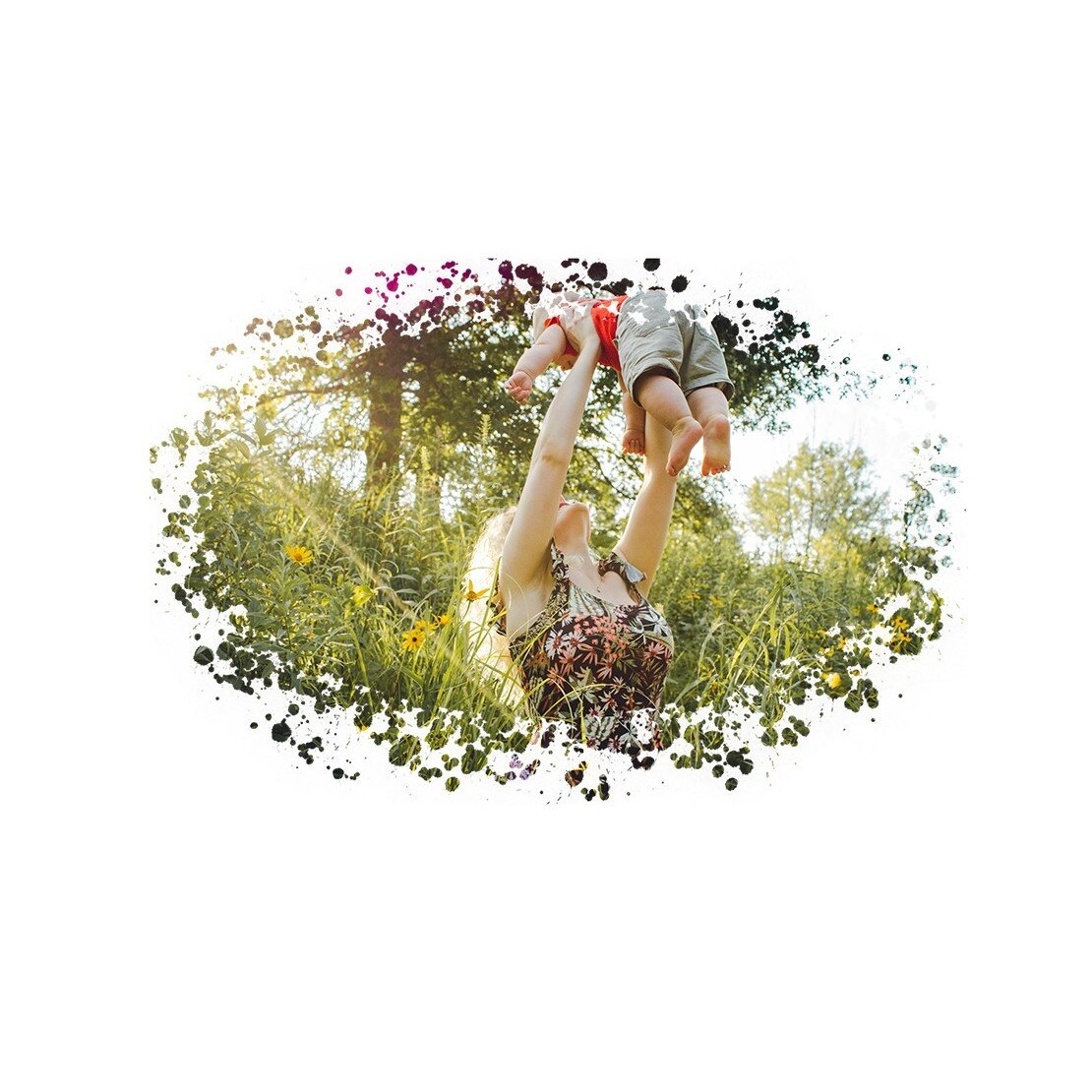 Sticker Decorativ Personalizat cu poza dorita, Model Oval Pigmentat, 55 ...